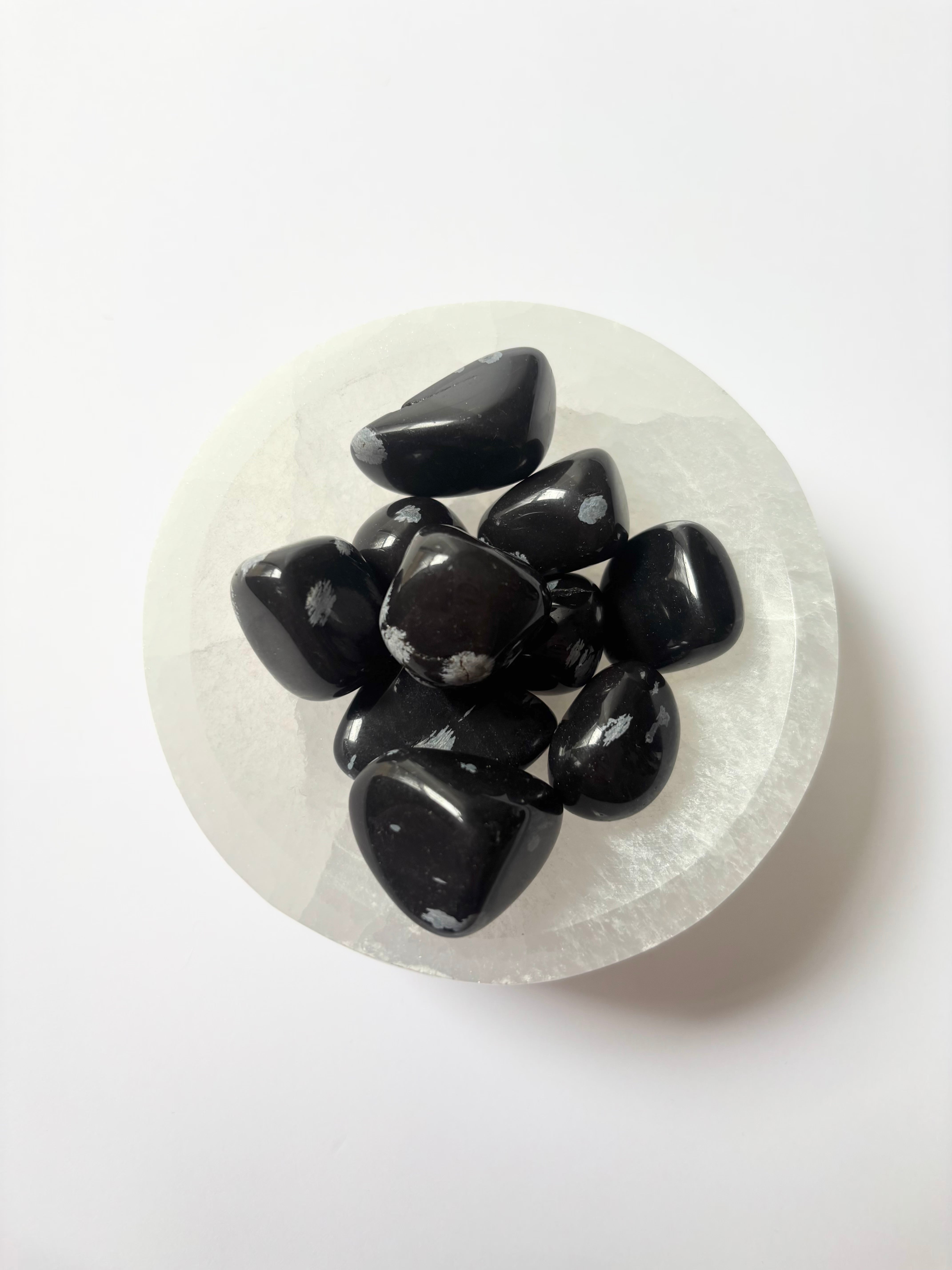 Snowflake Obsidian – Tumbled Stone of Shadows and Stillness – Majestic ...