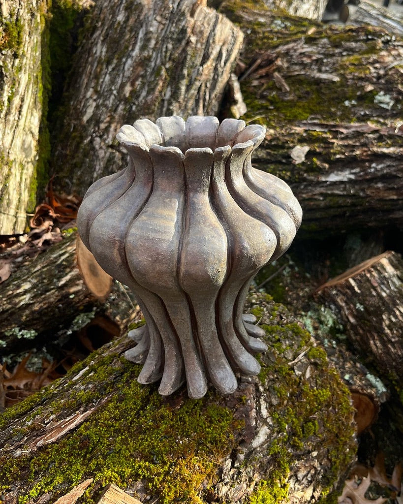 Wood Fired Wavy Vase – Majestic Hudson Lifestyle